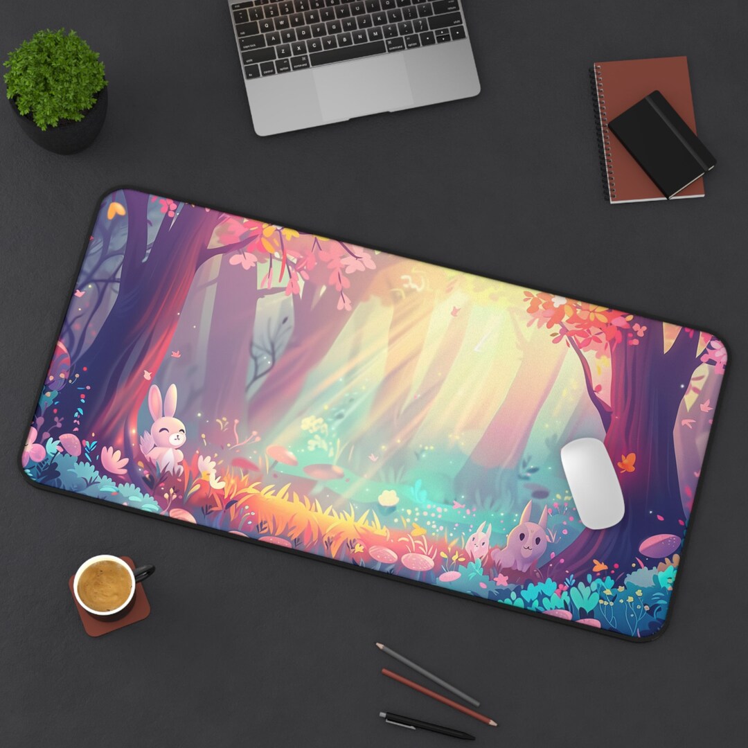 Kawaii Desk Mat Pink Desk Mat Cute Office Decor Gift for New Job Gift ...