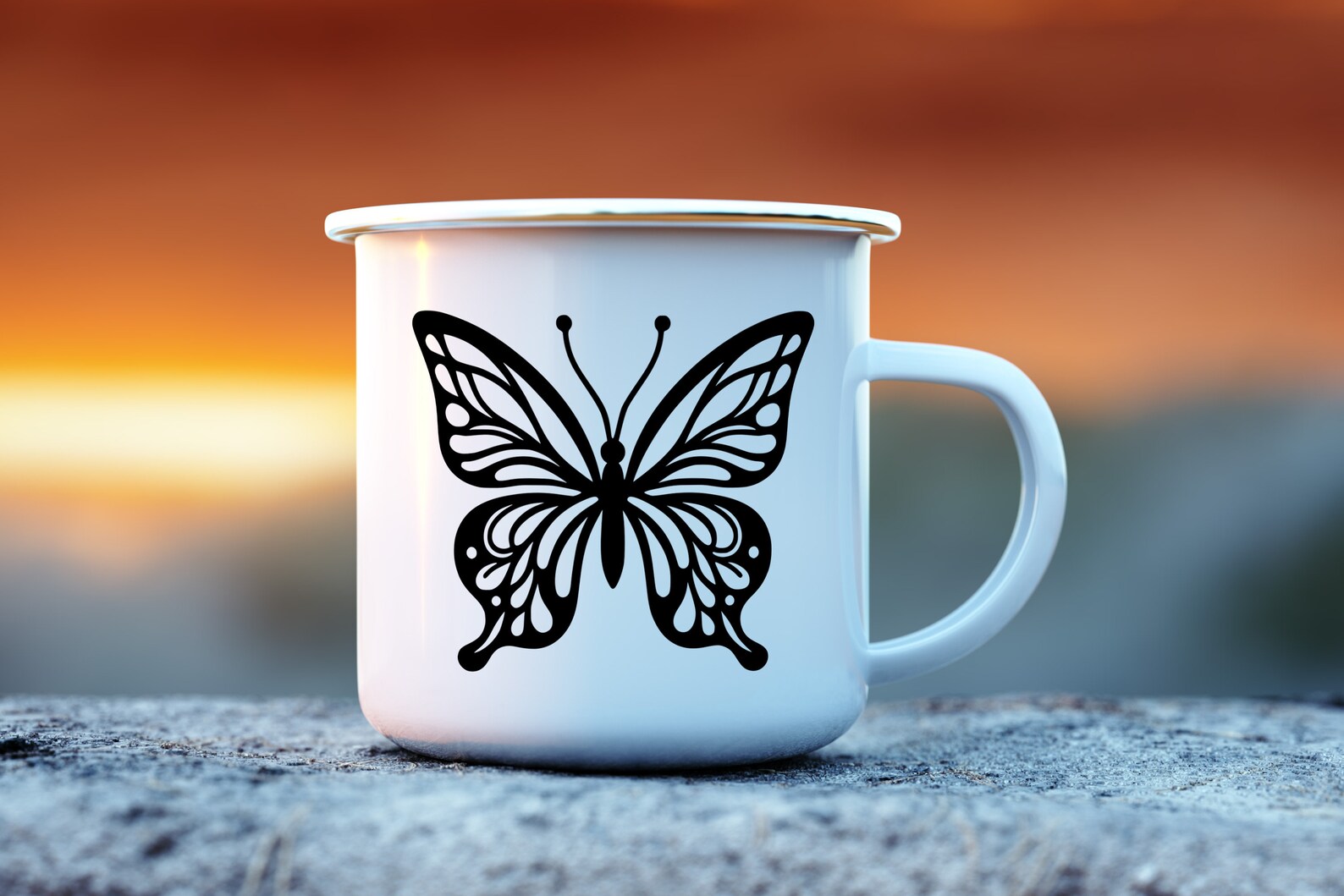 Butterfly Intricate Vinyl Decal Magical Fairy Bumper Sticker Gift for ...