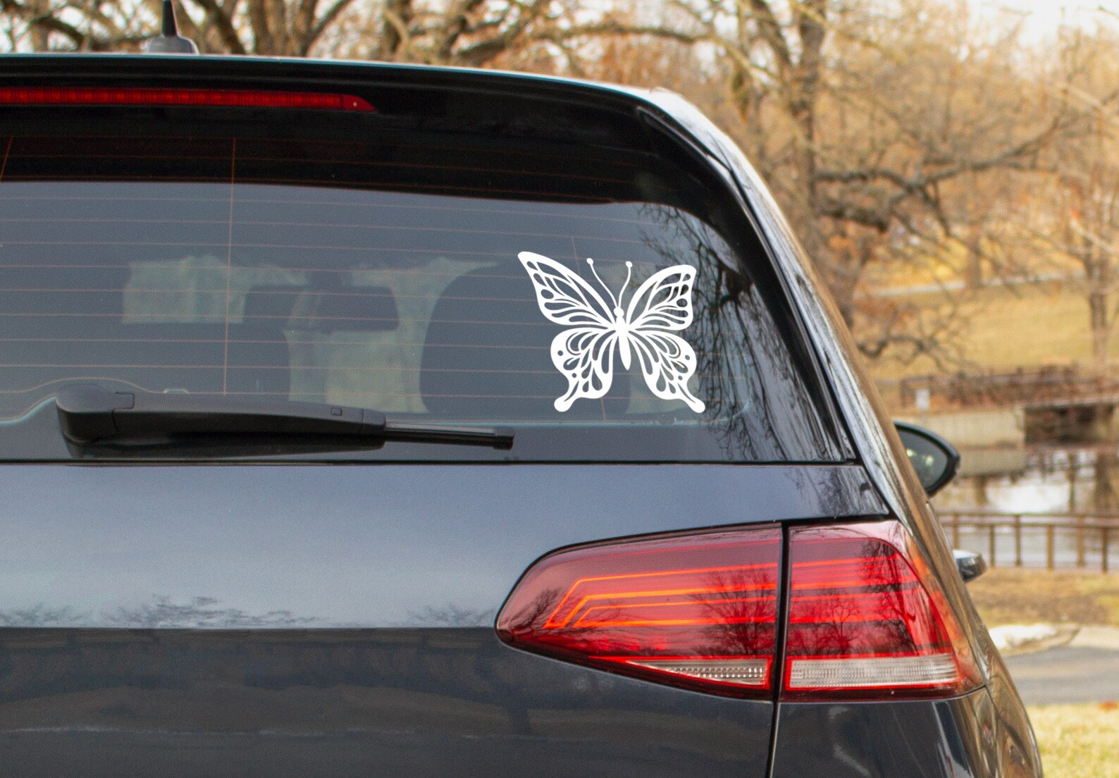 Butterfly Intricate Vinyl Decal Magical Fairy Bumper Sticker Gift for ...