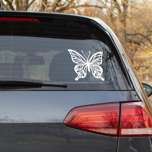 Butterfly Intricate Vinyl Decal | Magical Fairy Bumper Sticker | Gift ...