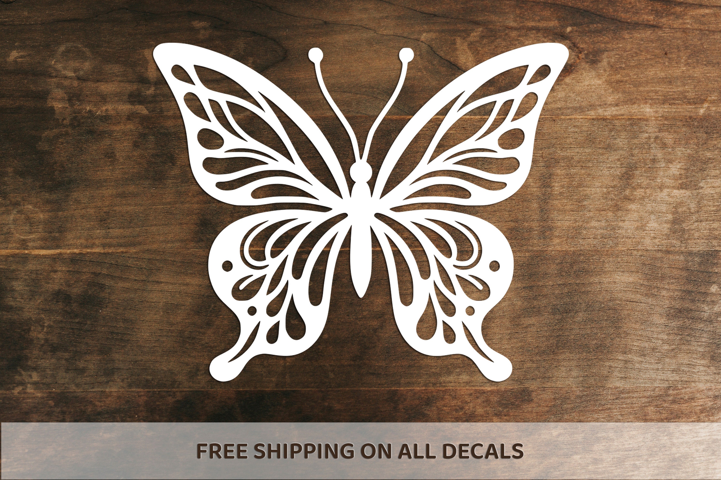 Butterfly Intricate Vinyl Decal Magical Fairy Bumper Sticker Gift for ...