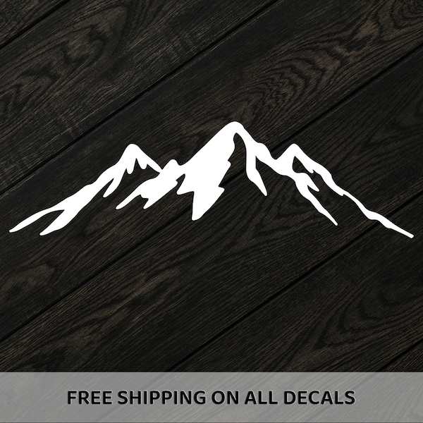 Car Mountain Decal - Etsy