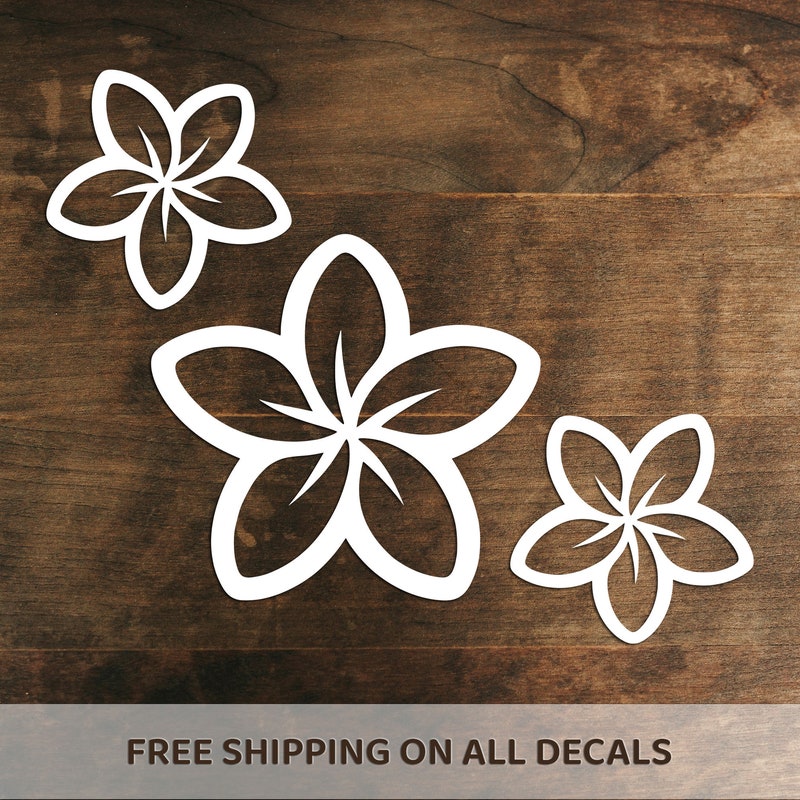 Hawaiian Lei Vinyl Stickers - Etsy