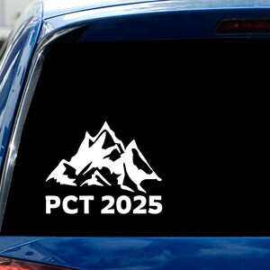 PCT 2025 Pacific Crest Trail Vinyl Decal | PCT Hiker Backpacker ...