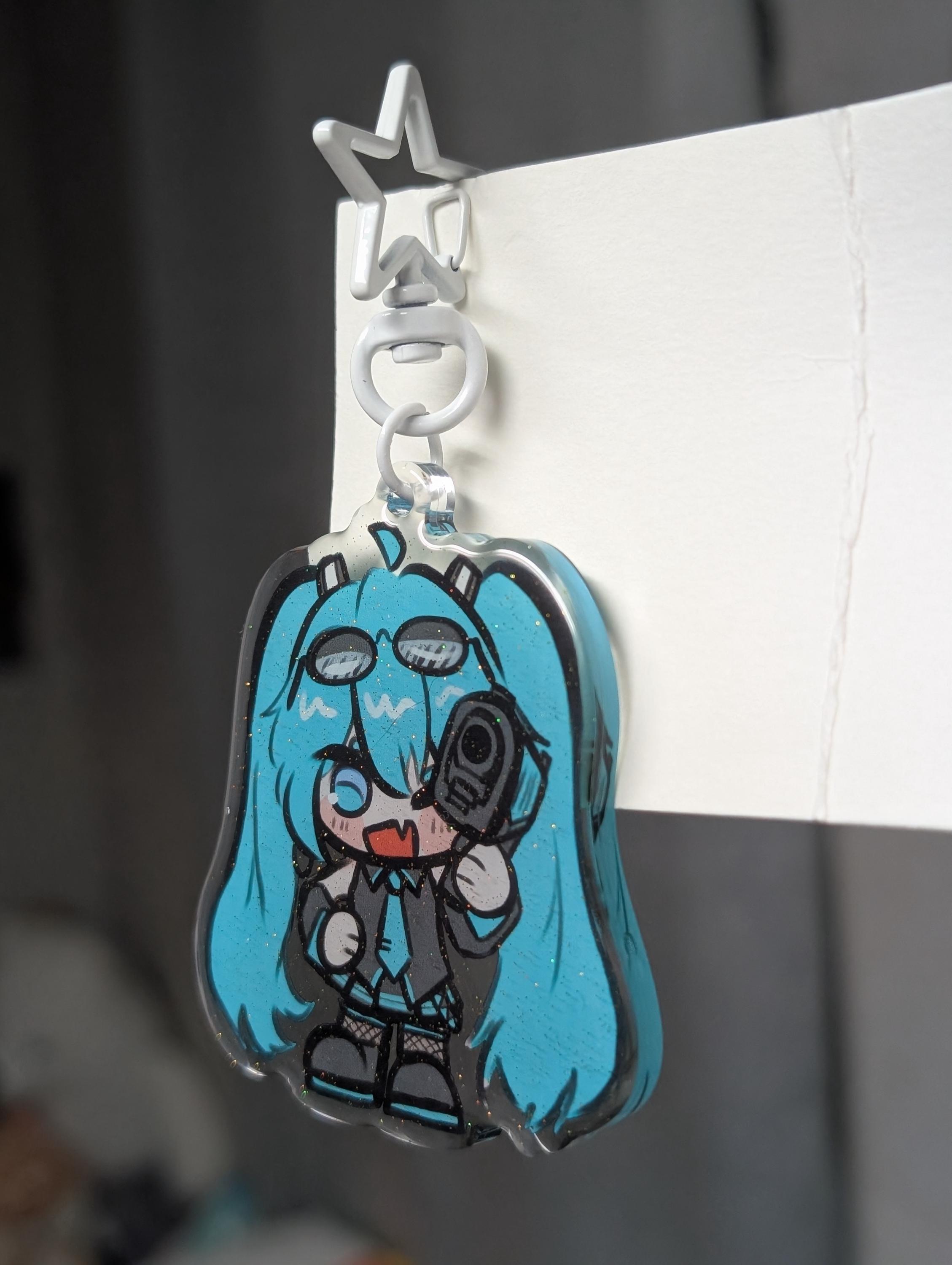 Hatsune Miku Keychains - Etsy