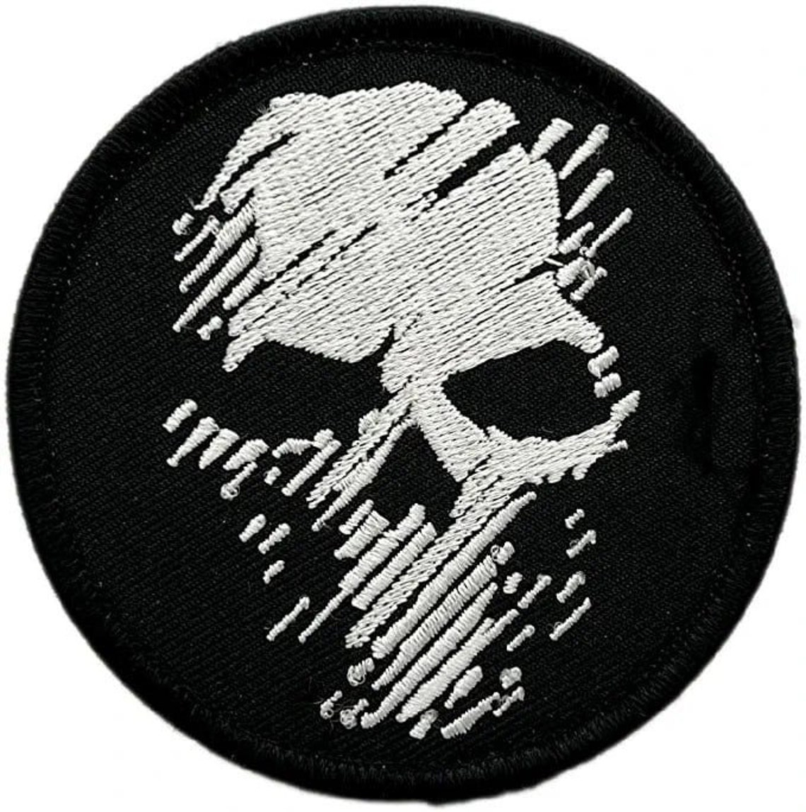 Ghost Skull Recon Embroidered Patch [3.0 Inch -hook Fastener Backing ...