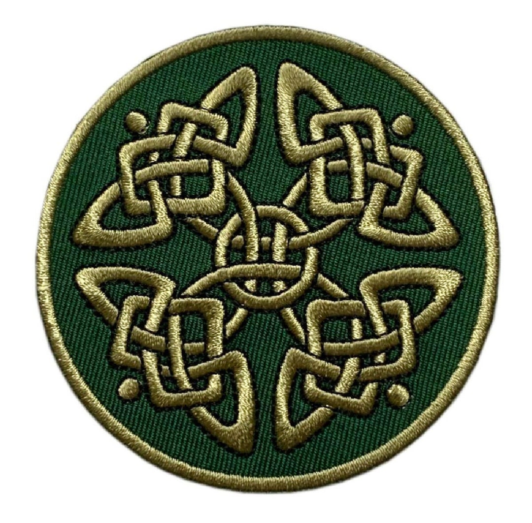Celtic Knot Irish Tattoo Embroidered Patch [iron on Sew on -3.0 Inch ...