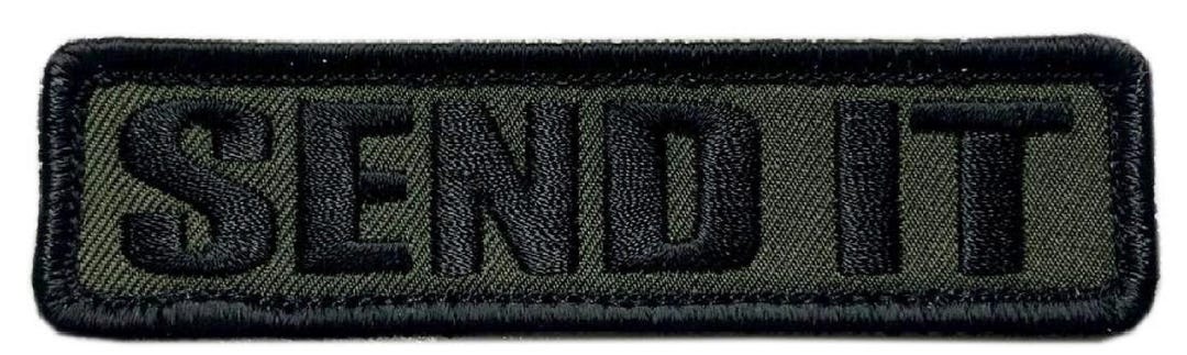 Send It Military Combat Sniper Patch ["hook Brand" Fastener-4.0 X 1.0 ...