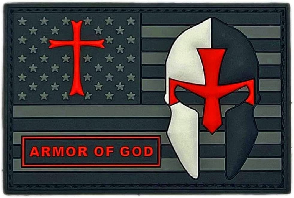 Armor of God USA Flag Christian Patch [3.0 X 2.0 - PVC Rubber- AG7] - Etsy