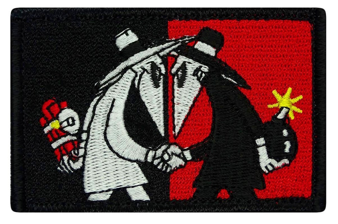 Spy Vs Spy Patch ["hook Brand" Fastener - 3.0 X 2.0 Inch - S5] - Etsy