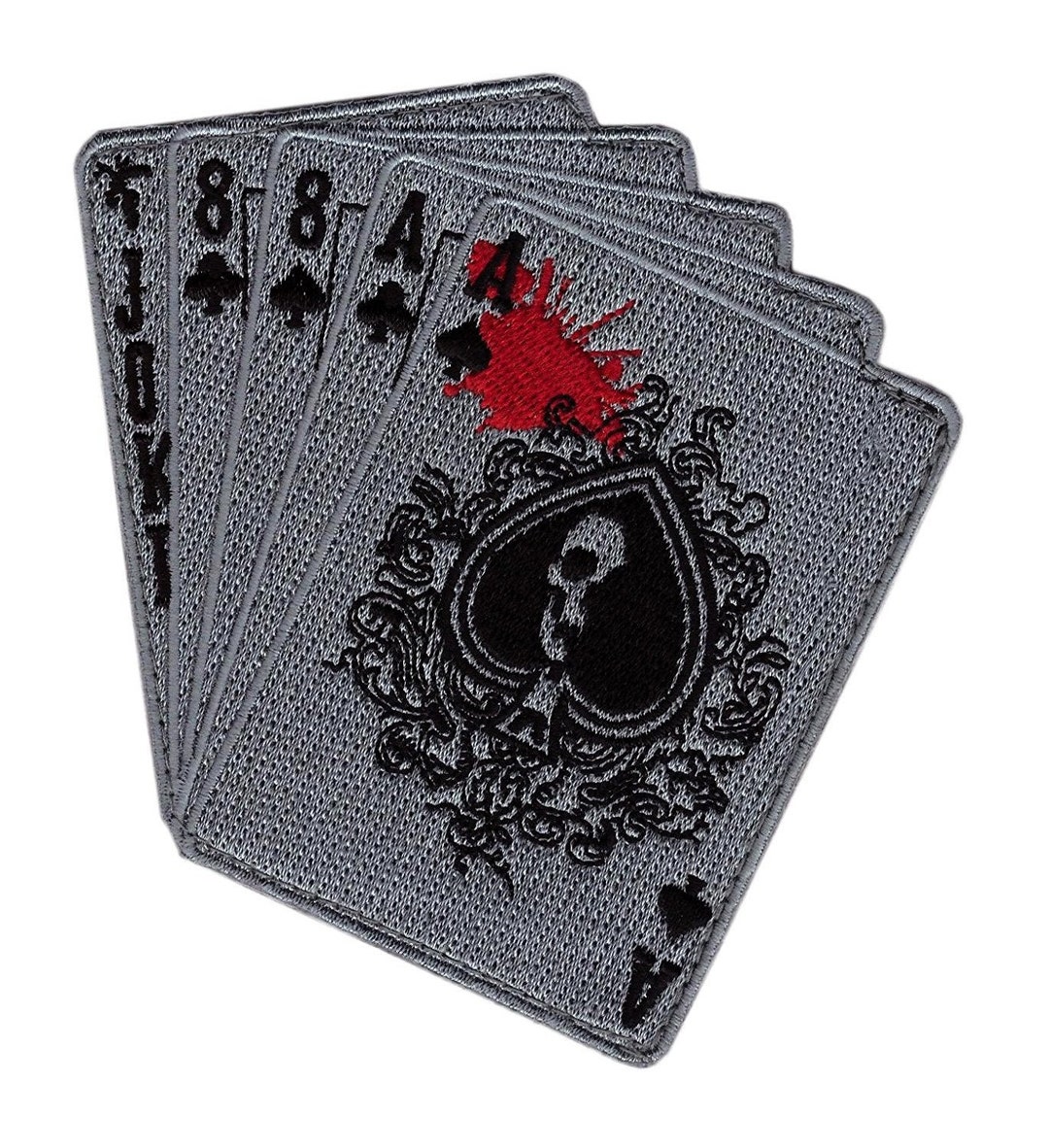 Dead Man's Hand Patch (embroidered Hook) - Etsy