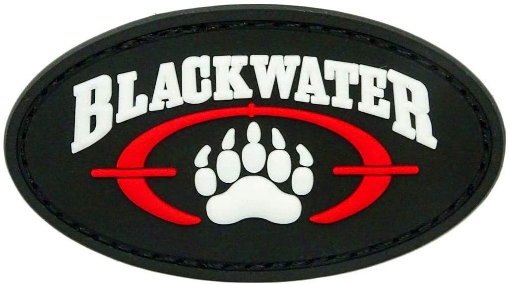 Blackwater Security Patch 2.5 Inch hook Brand Fastener PVC Rubber B5 - Etsy