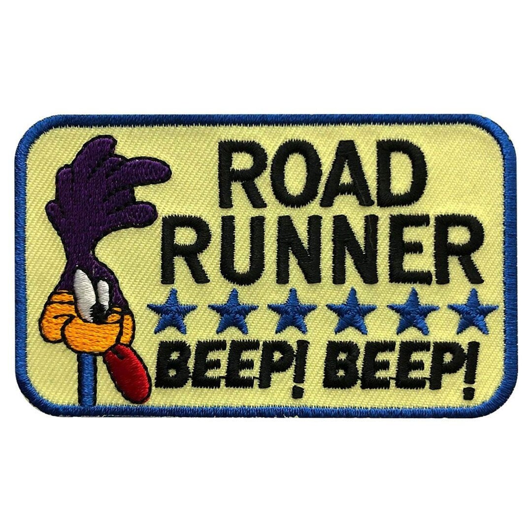 Road Runner Patch 3.25 X 2.0 Inch (iron On) - Etsy