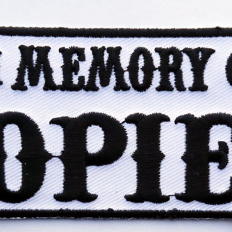 Biker Memorial Patch - Etsy