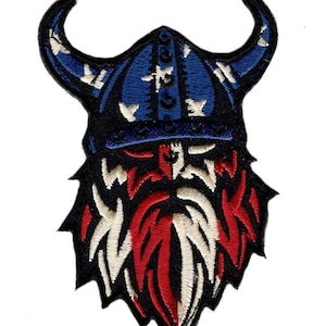 American Flag Viking 3.0 Inch Patch (embroidered Hook) - Etsy