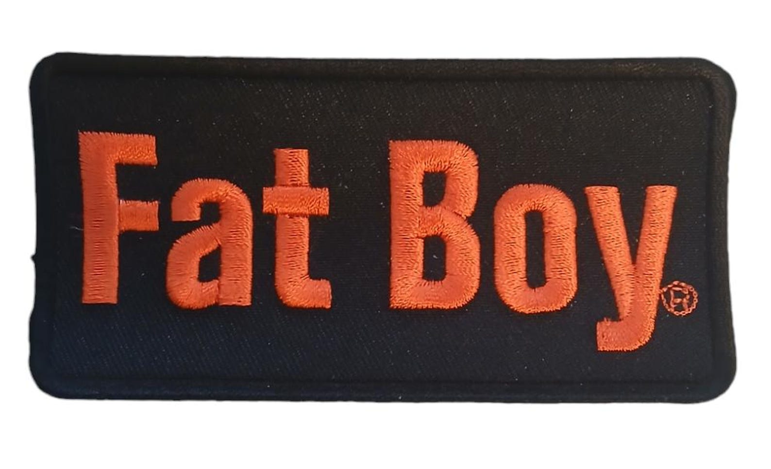 Fat Boy Embroidered Biker Patch [iron on Sew on 4.0 X 2.0] - Etsy