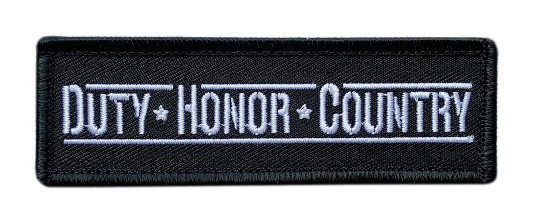 Duty Honor Country Tactical Patch [hook Fastener -.4.0 X 1.25 - DP5 ...