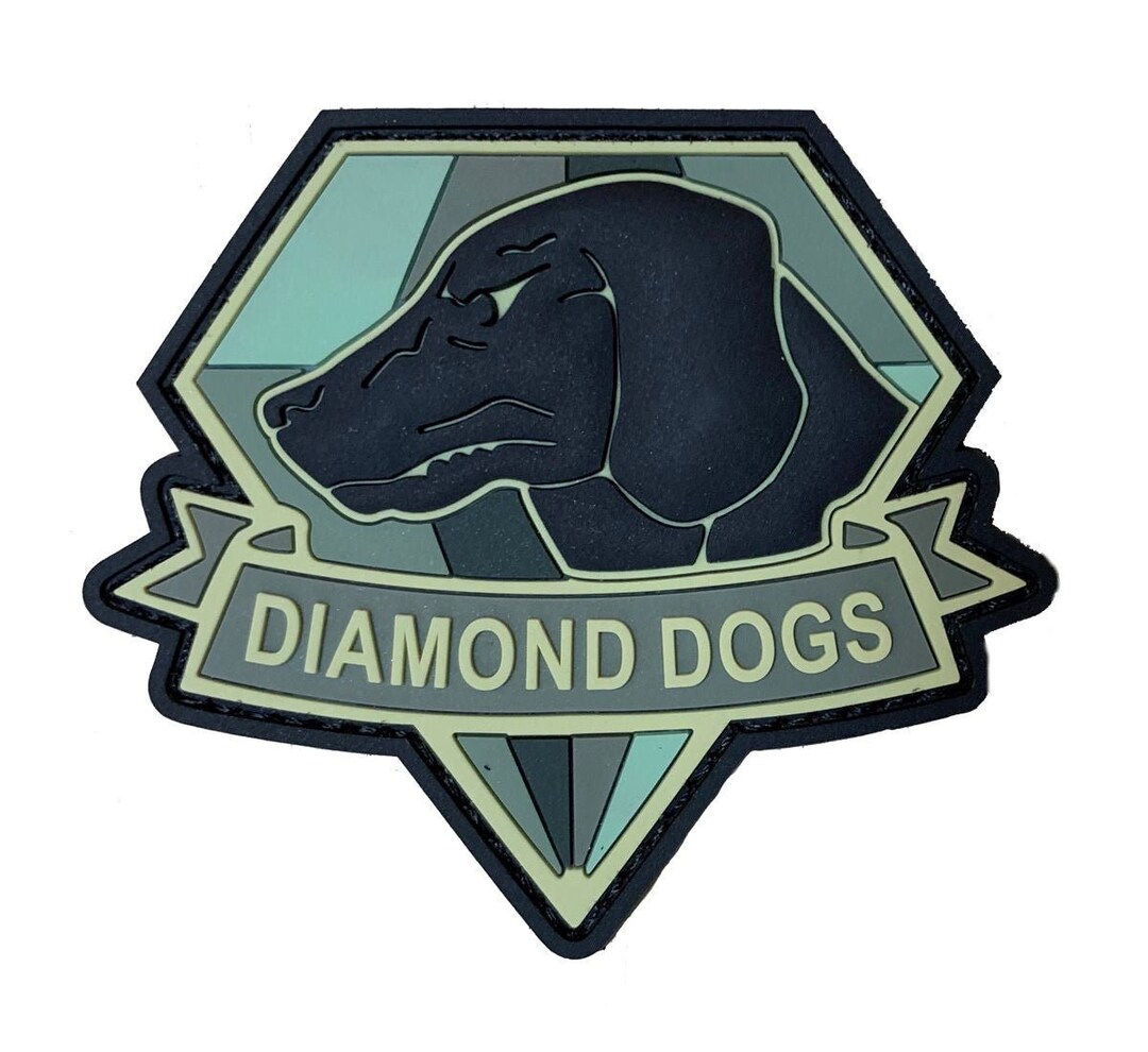 Diamond Dogs Metal Gear Solid Tactical Patch [3D-PVC Rubber-3.0 X 2.6 ...