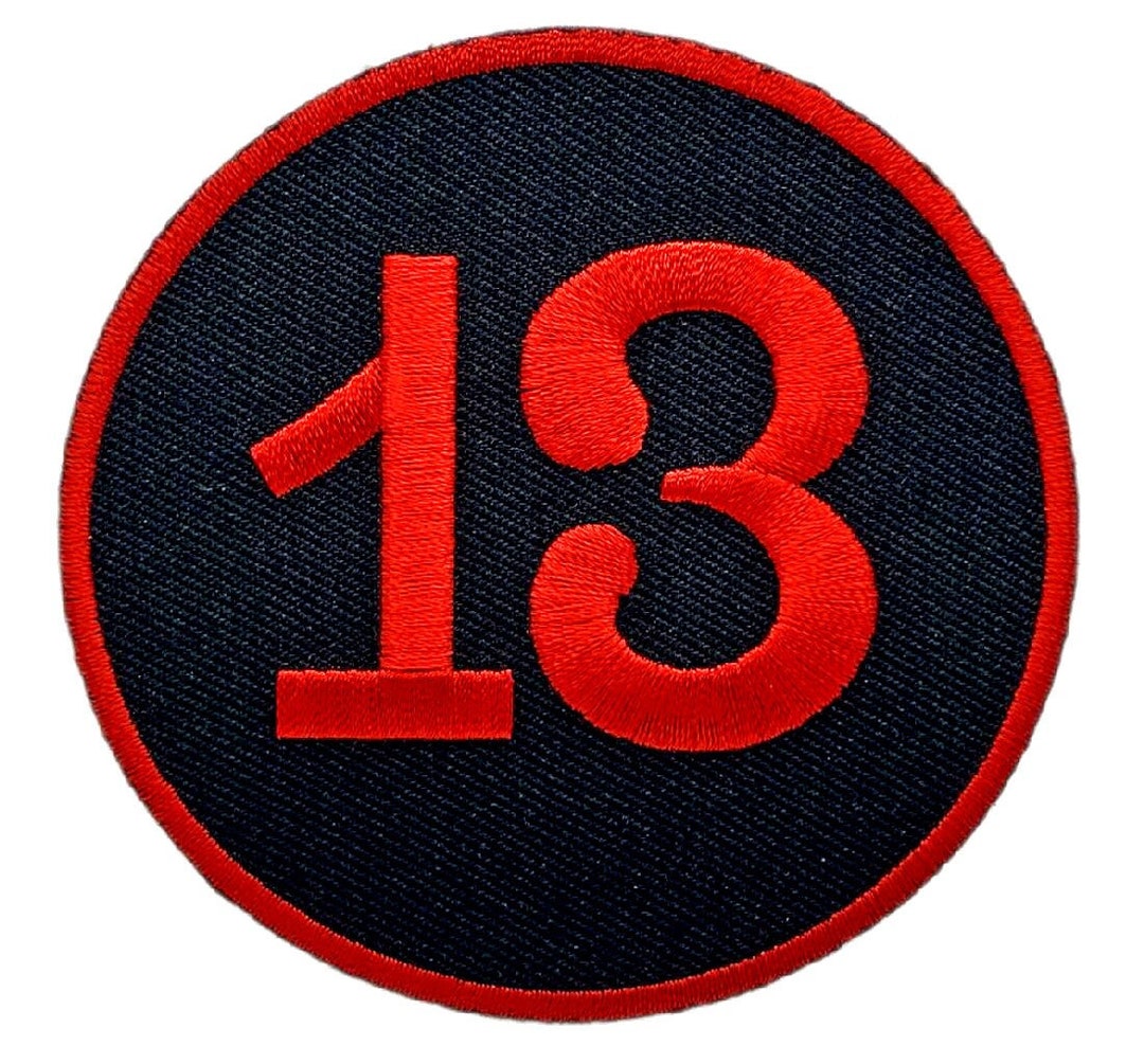 Lucky Number 13 Embroidered Patch 3.0 Inch Iron on Sew on P13 - Etsy