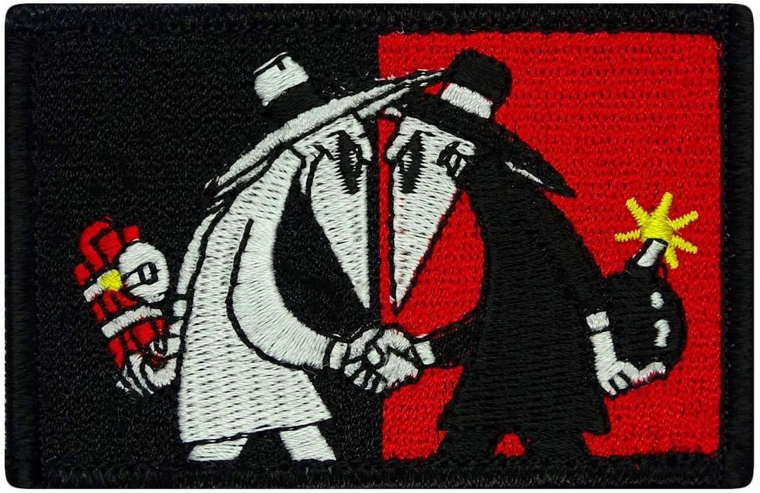 Spy Vs Spy Patch ["hook Brand" Fastener - 3.0 X 2.0 Inch - S5] - Etsy