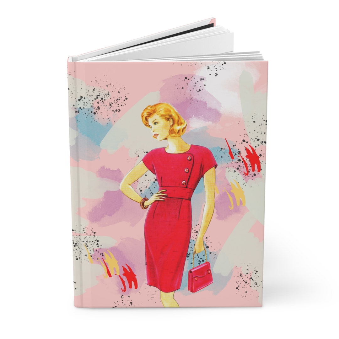 1980s Retro Fashion Journal Notebook for School Daily Diary Writing ...