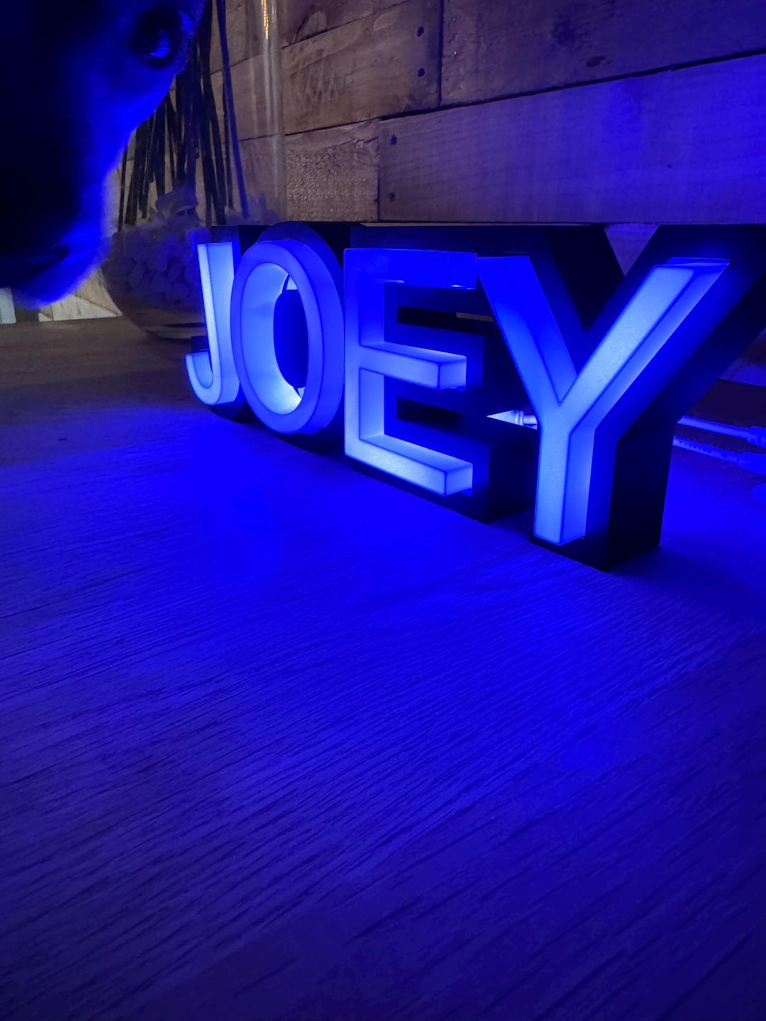 Custom 3D Printed LED Lit Sign With Remote Control - Etsy