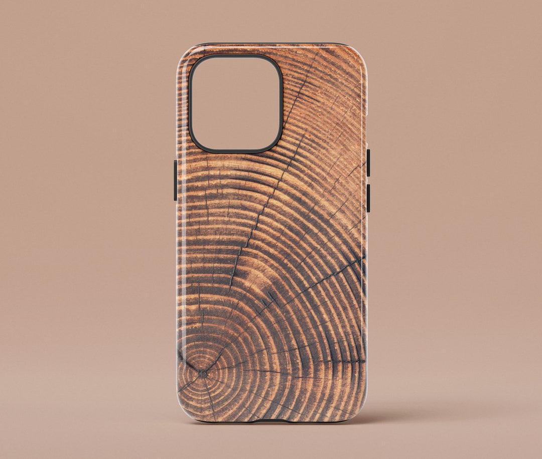 Wood Log Texture PRINT Tough iPhone Cases | Fits iPhone 15 iPhone 14 ...