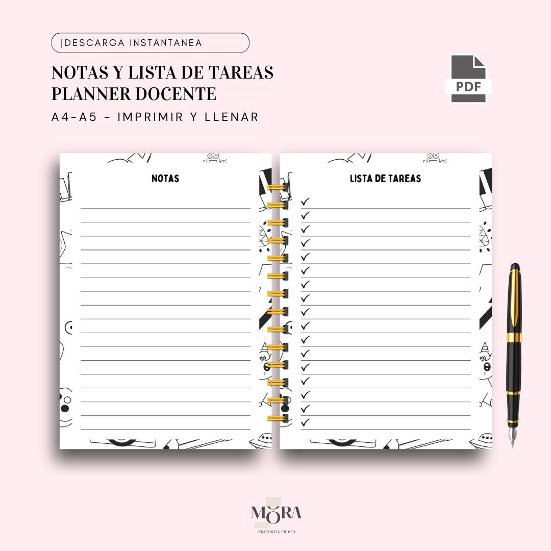 Planner para Profesores 2024, Agenda para Maestro, Planificador Digital ...