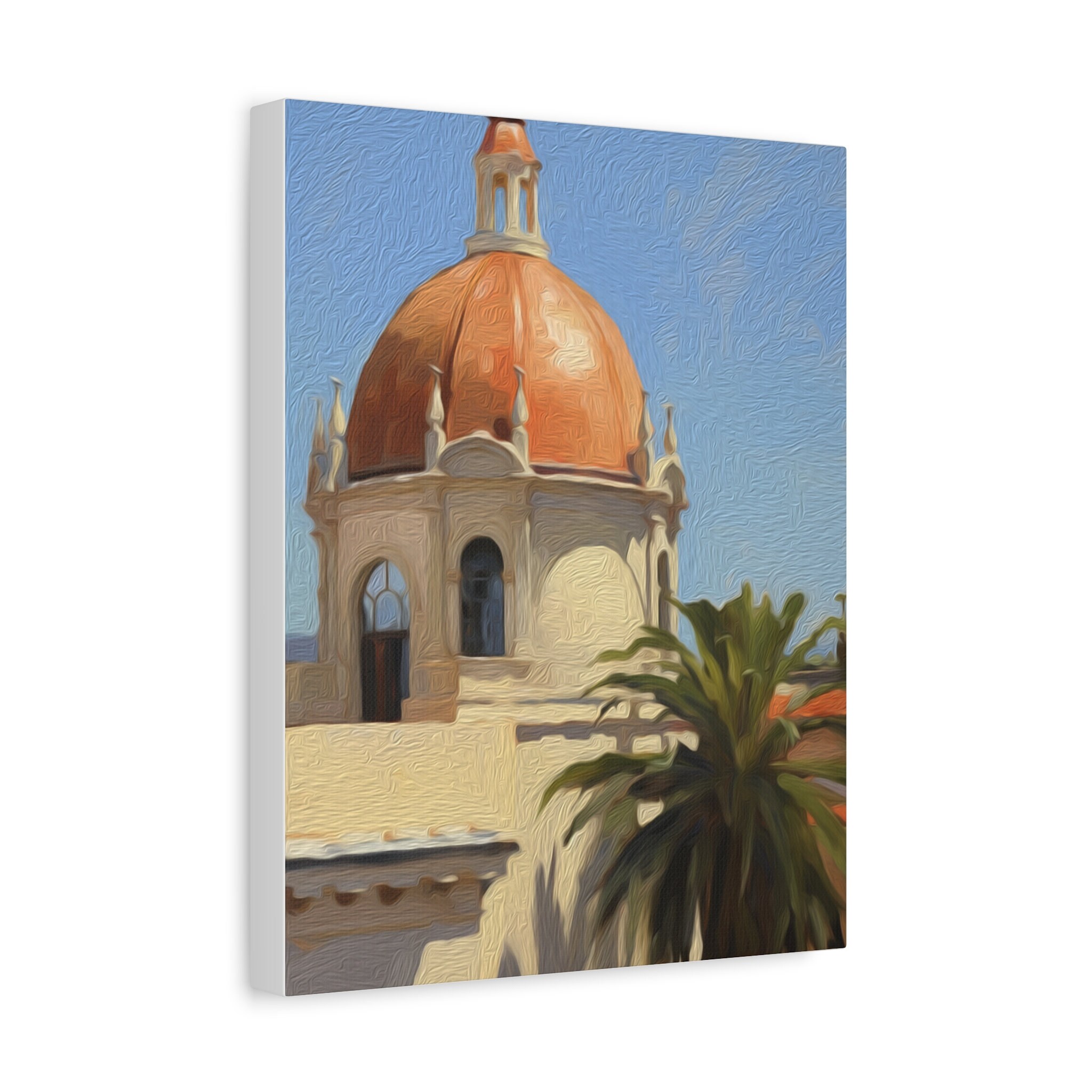 Handmade Dome Canvas Painting for Home Decor Digital Artwork With ...