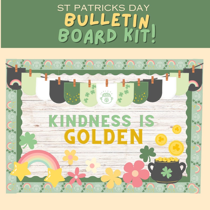 St Patricks Bulletin - Etsy