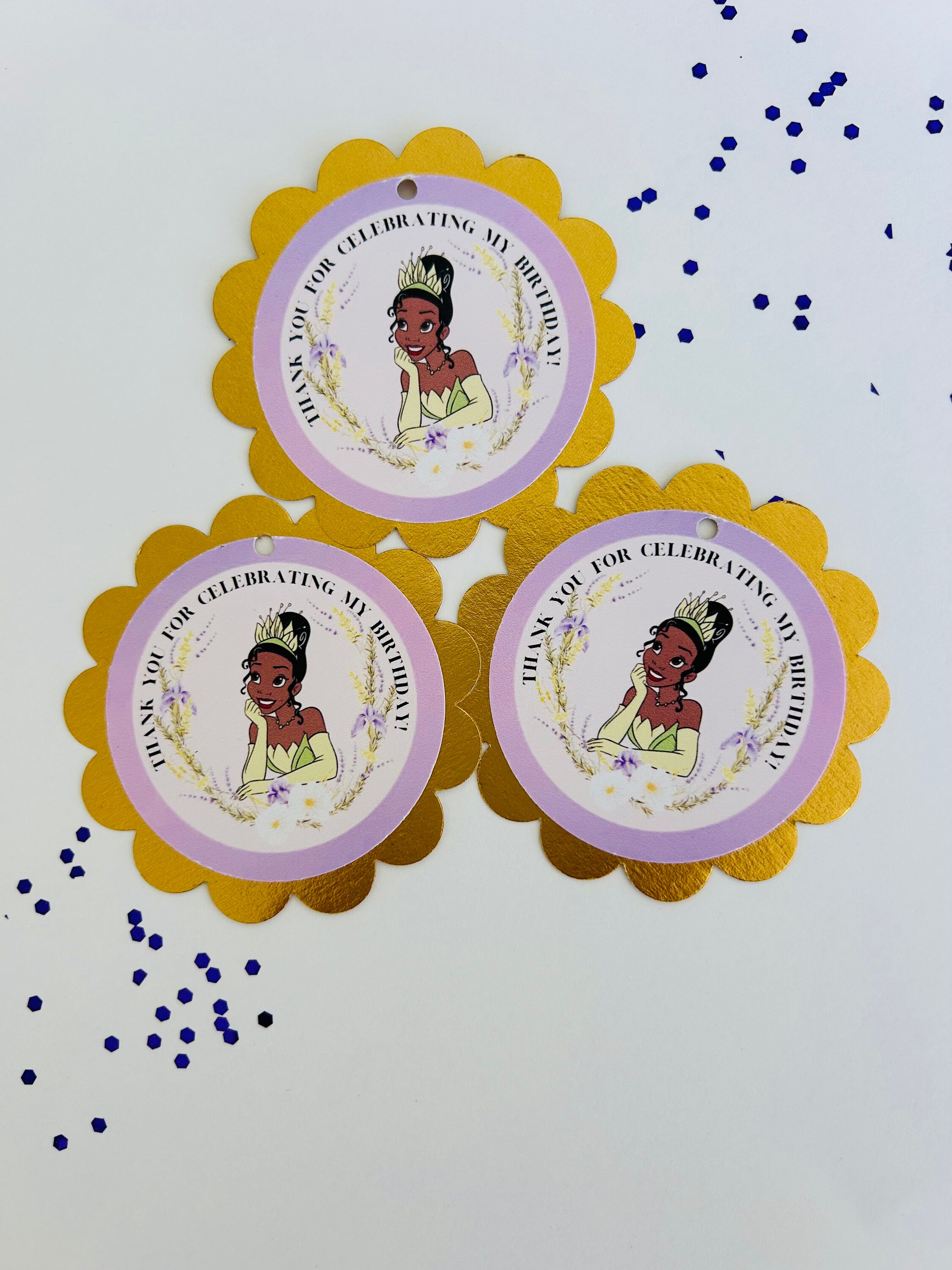 Tiana Tags, Tiana Gift Tags, Tiana Favor Tags, 12 Tags - Etsy