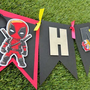 Deadpool Birthday Banner, Deadpool Banner, Wolverine Birthday Banner ...