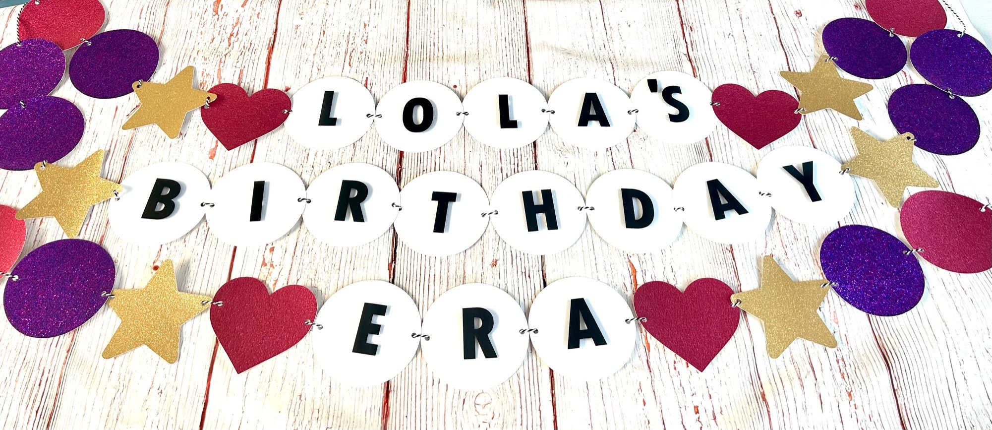 Friendship Bracelet Birthday Banner, Taylor Swift Friendship Bracelet ...