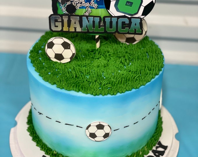 Soccer Cake Topper, Soccer Shaker Topper, Soccer Topper, Soccer Party ...