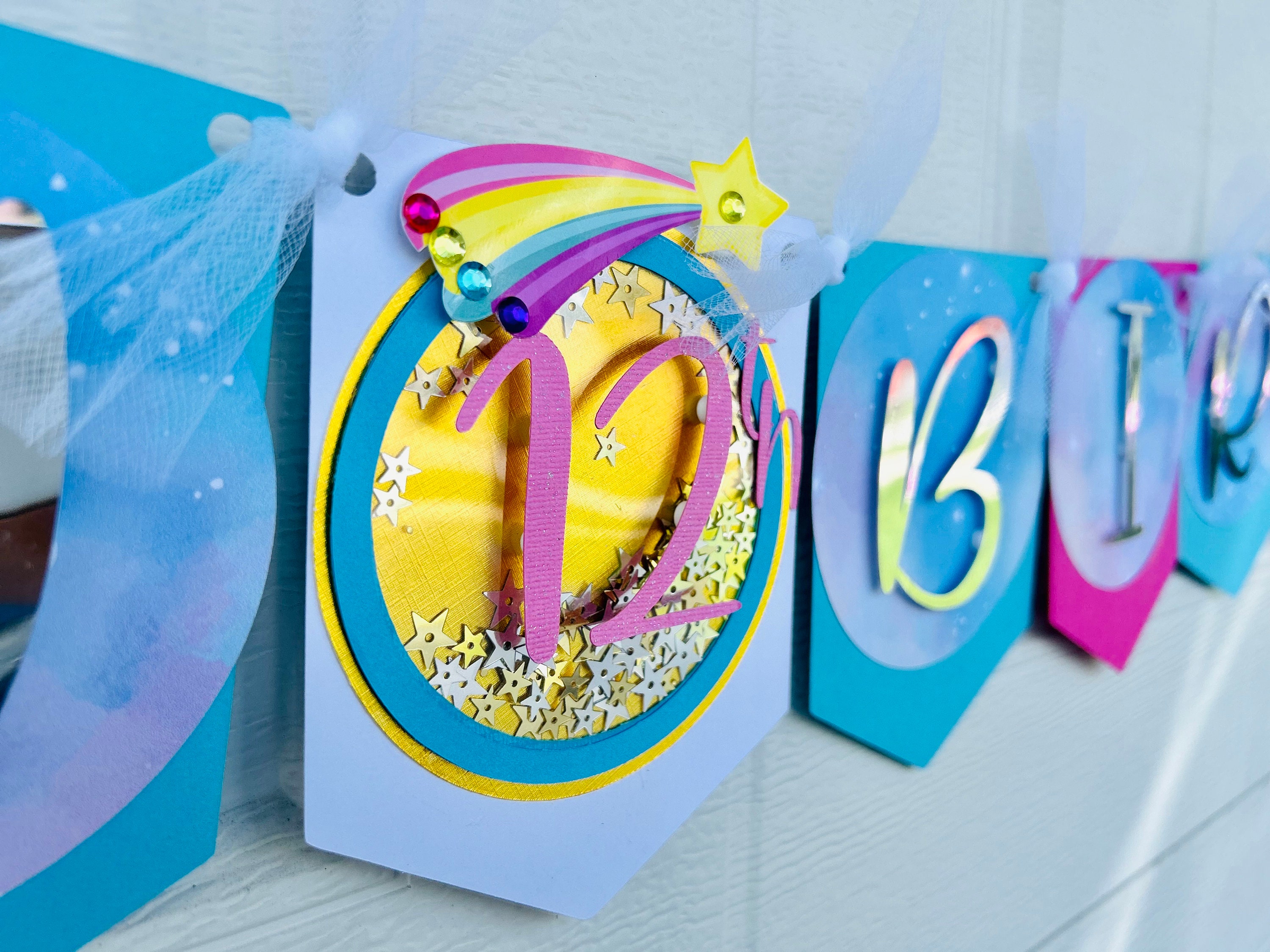 Space Banner, Space Theme Banner, Galaxy Banner, Galaxy Birthday Banner ...