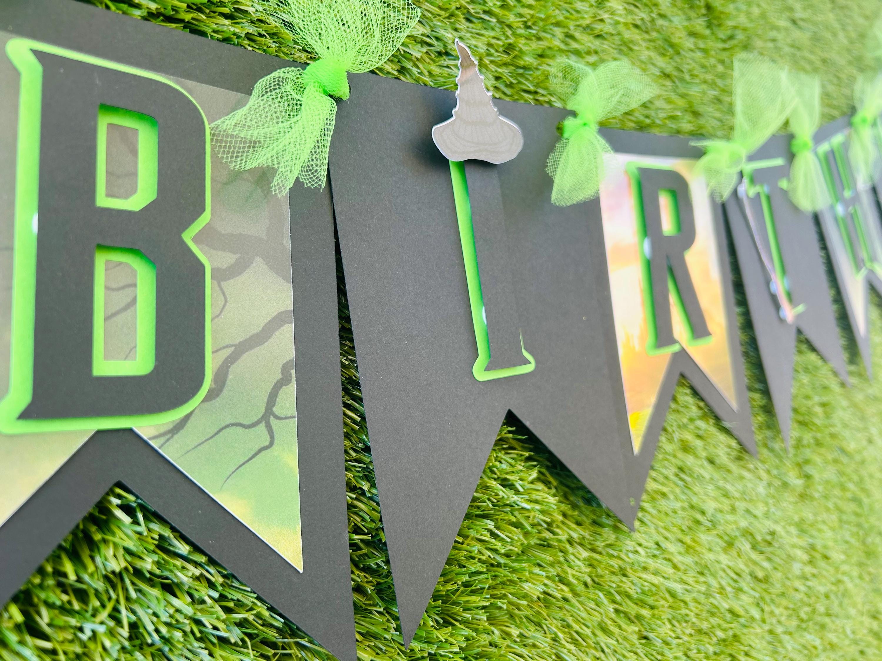 Wicked Birthday Banner, Wicked Banner, Broadway Banner, Broadway ...