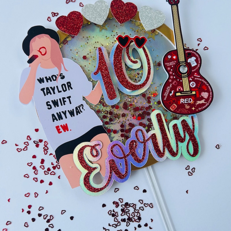 Eras Tour Cake Topper - Etsy