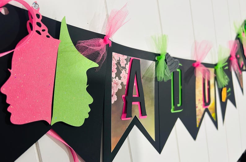 Wicked Theme Name Banner: Birthday Party Decor - Etsy