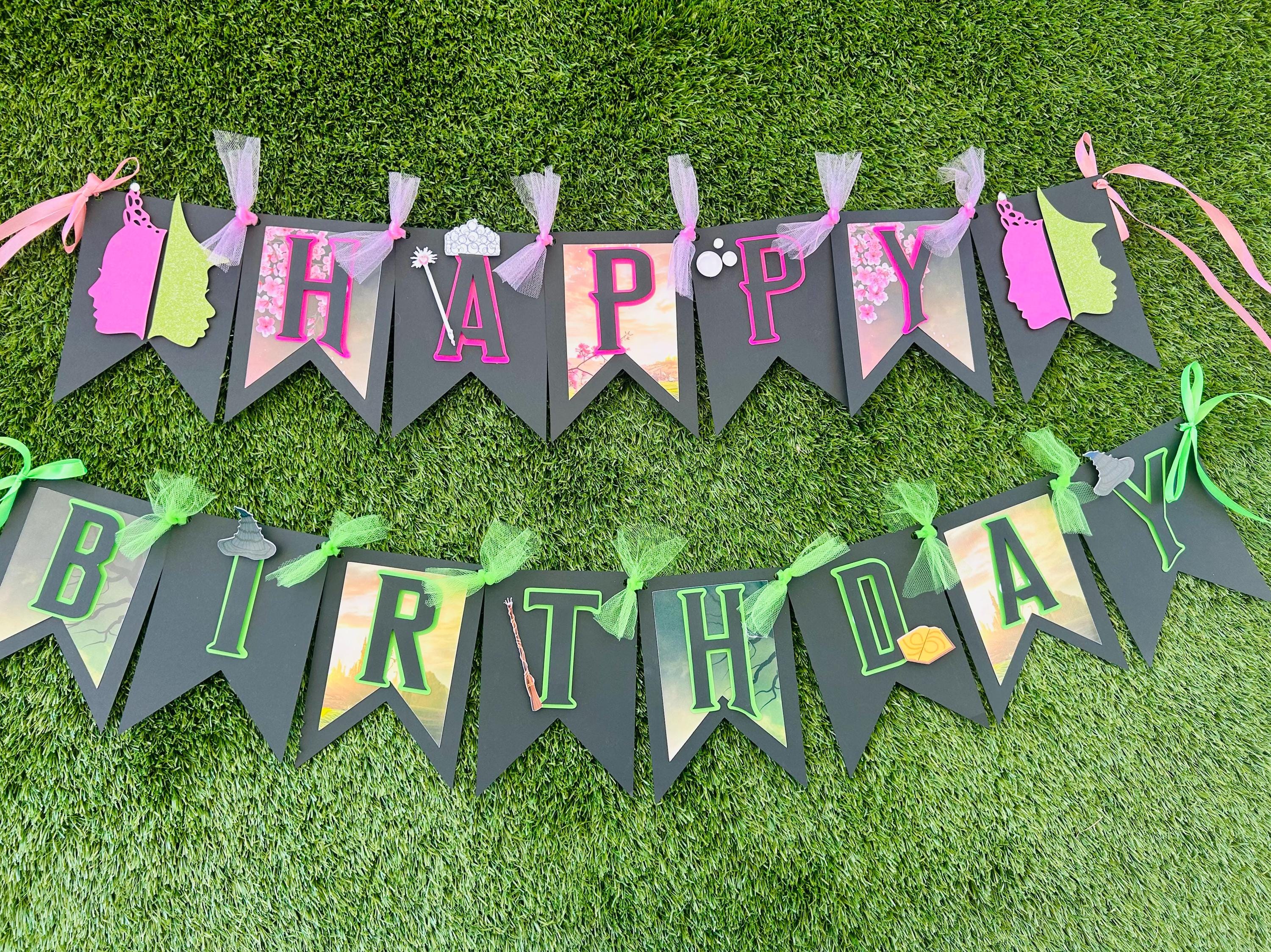Wicked Birthday Banner, Wicked Banner, Broadway Banner, Broadway ...