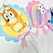 Bluey Centerpiece Sticks, Bluey Decor , Bluey Table Sticks, Bluey Party ...