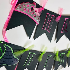 Wicked Birthday Banner, Wicked Banner, Wicked Theme Banner - Etsy