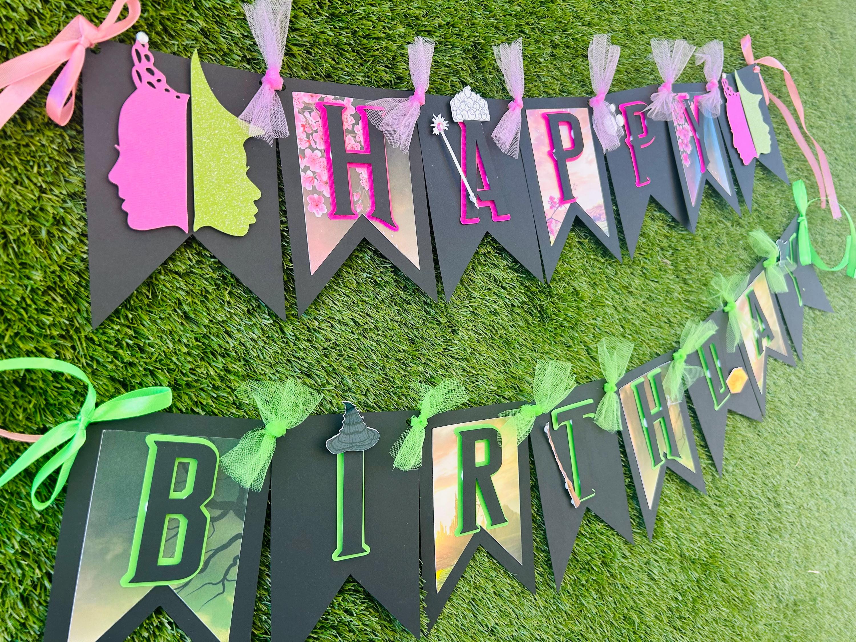 Wicked Birthday Banner, Wicked Banner, Broadway Banner, Broadway ...