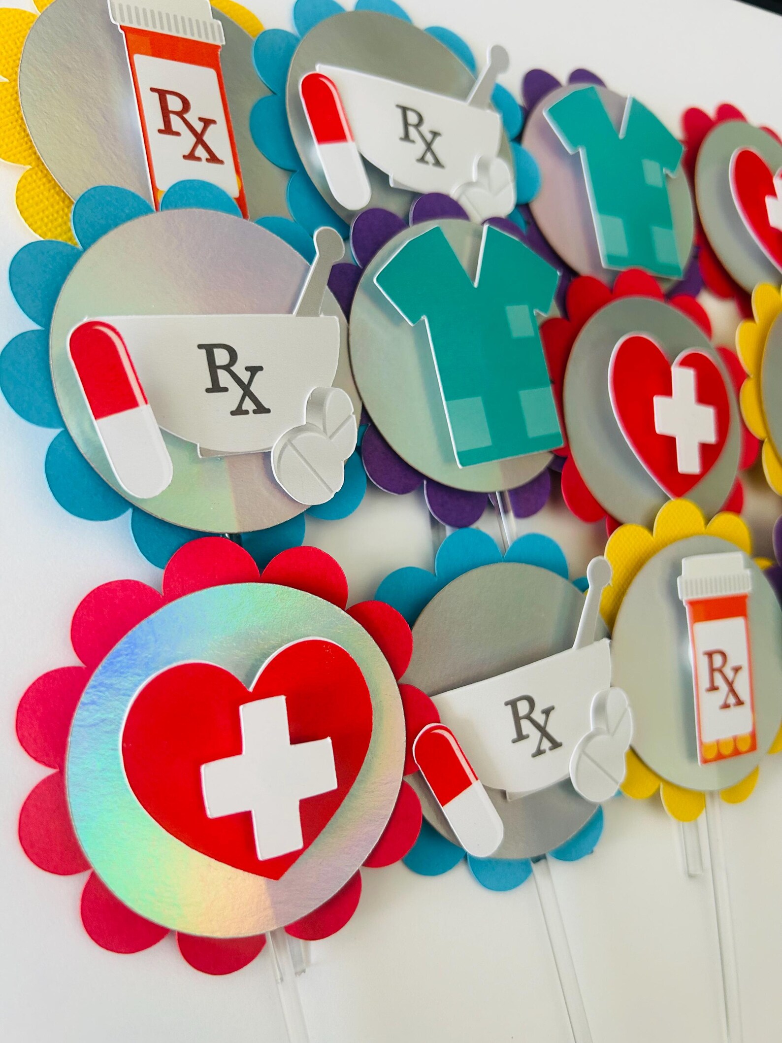Pharmacy Cupcake Toppers: Pharmacy Week Appreciation, Set of 12 - Etsy