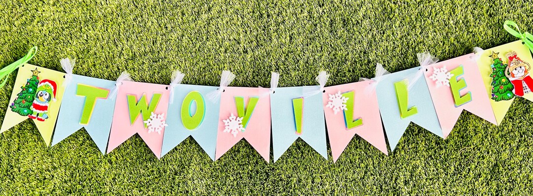 Bluey Twoville Banner , Bluey Birthday Banner, Bluey Banner , Grinch ...
