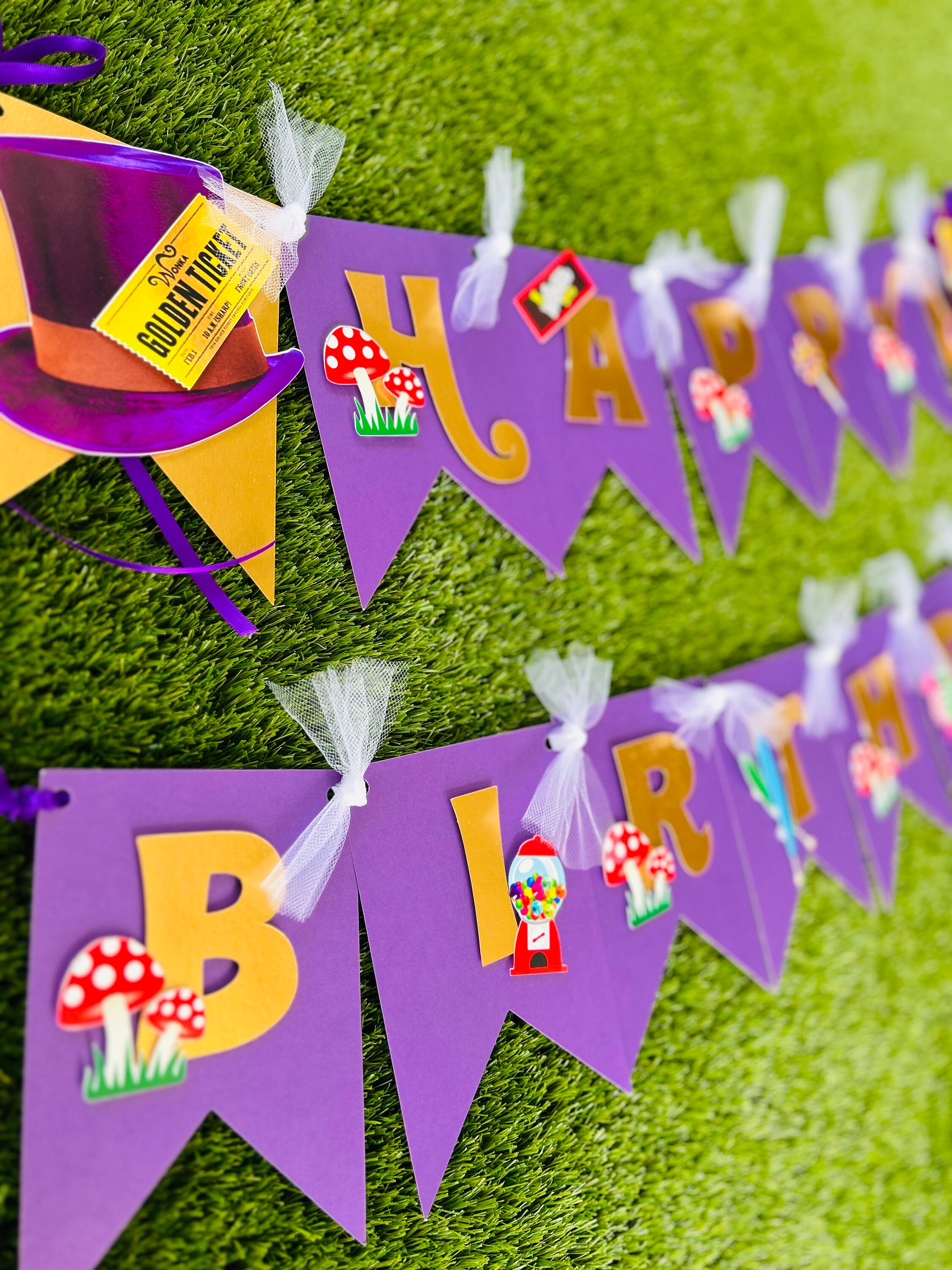 Willy Wonka Banner, Willy Wonka Birthday Banner - Etsy