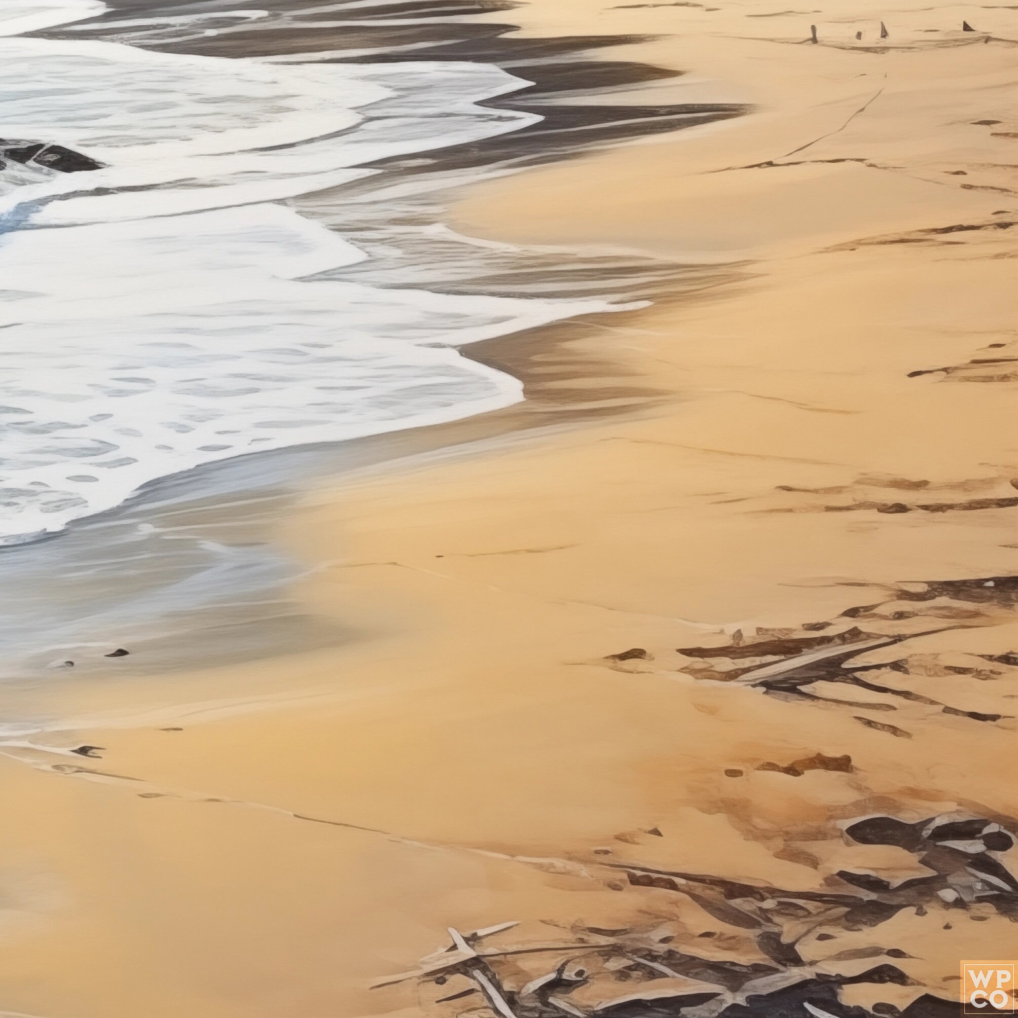 PNW Coastal Scene PRINTABLE Painting Home Decor Digital Downloadable - Etsy