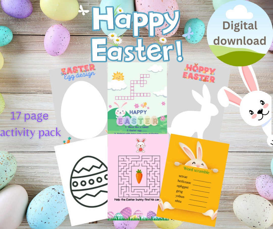 Easter Activity Pack - Etsy