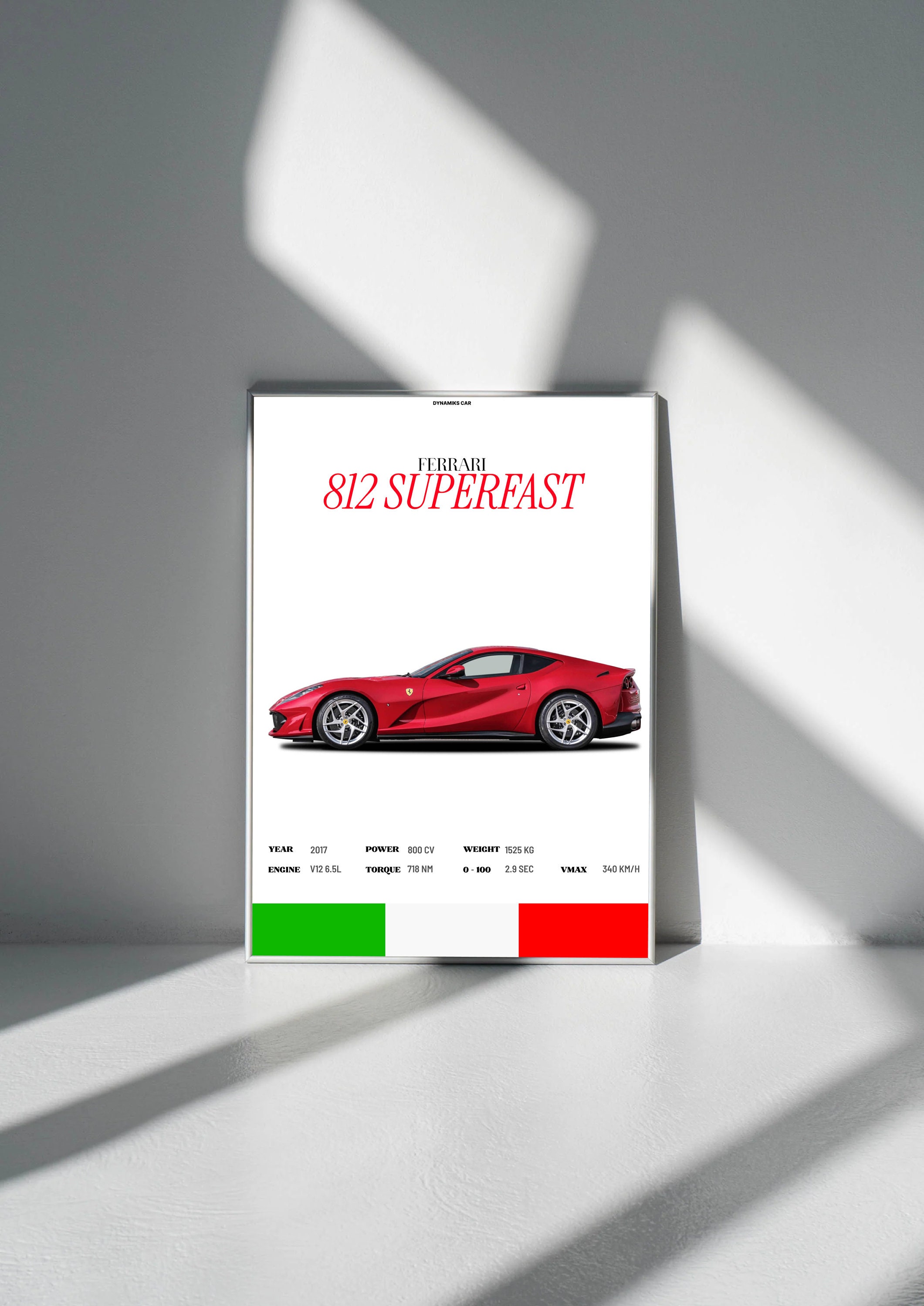 Poster Ferrari 812 Superfast - Etsy