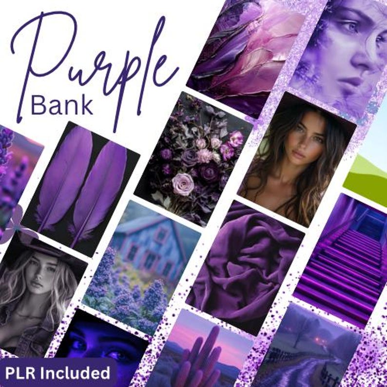 Purple Aesthetic Social Media Image Bank | 50 Stunning Purple Images ...