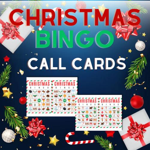 Christmas Bingo Bundle | 50 Printable Cards & 75 Calling Items ...